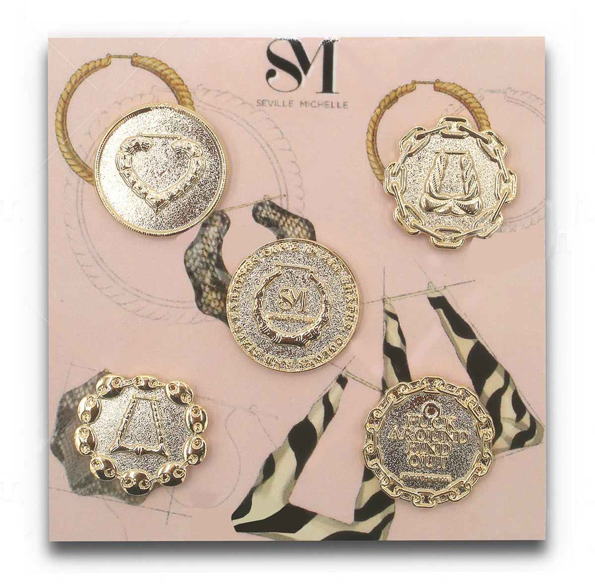 QUEEN PIN BAMBOO HOOP - PINS – Seville Michelle